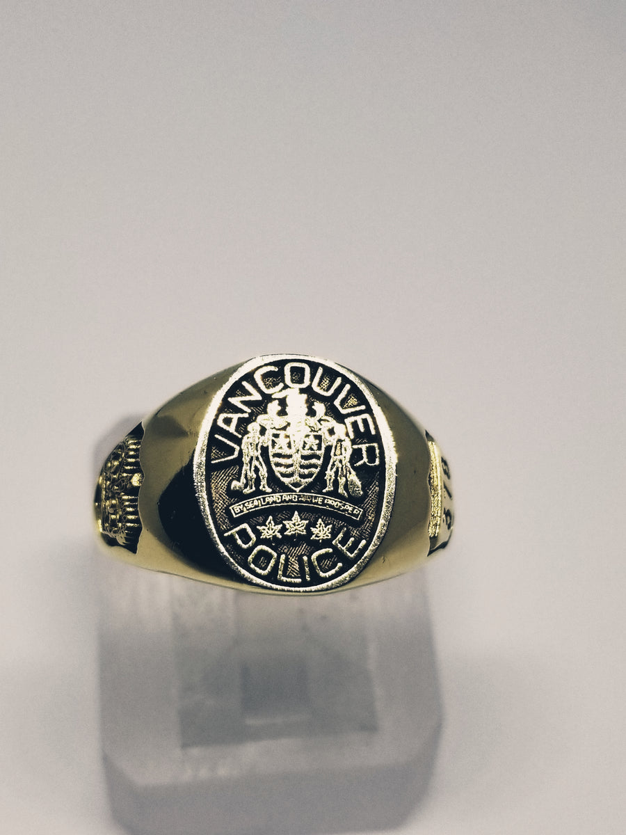 Vancouver Police Ring XL (Original Badge Design) – PRIDE IN SERVICE